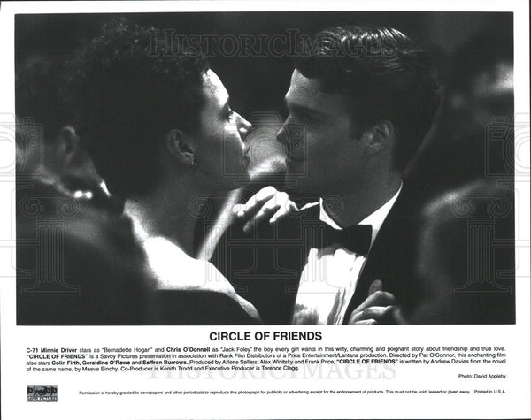 Film Circle of Friends Minnie Driver Chris O'Donnell 1995 vintage promo ...