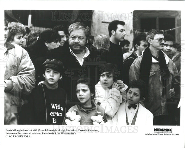 Paolo Villaggio & Luigi Lastorina In Ciao Professore 1994 vintage promo ...