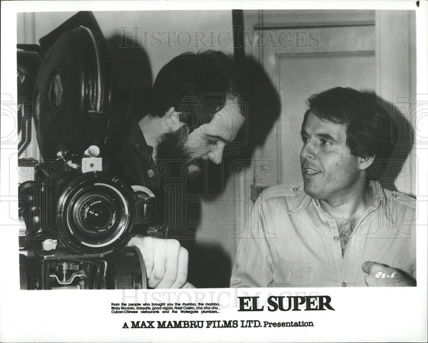 On Set Of the Movie El Super 1979 vintage promo photo print - Historic ...