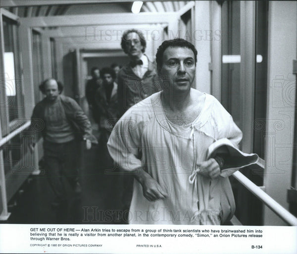 Alan Arkin Stars In Simon 1980 vintage promo photo print - Historic Images