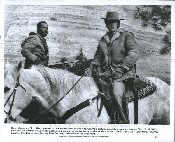 Danny Glover And Scott Glenn Star In Silverado 1985 vintage promo photo ...