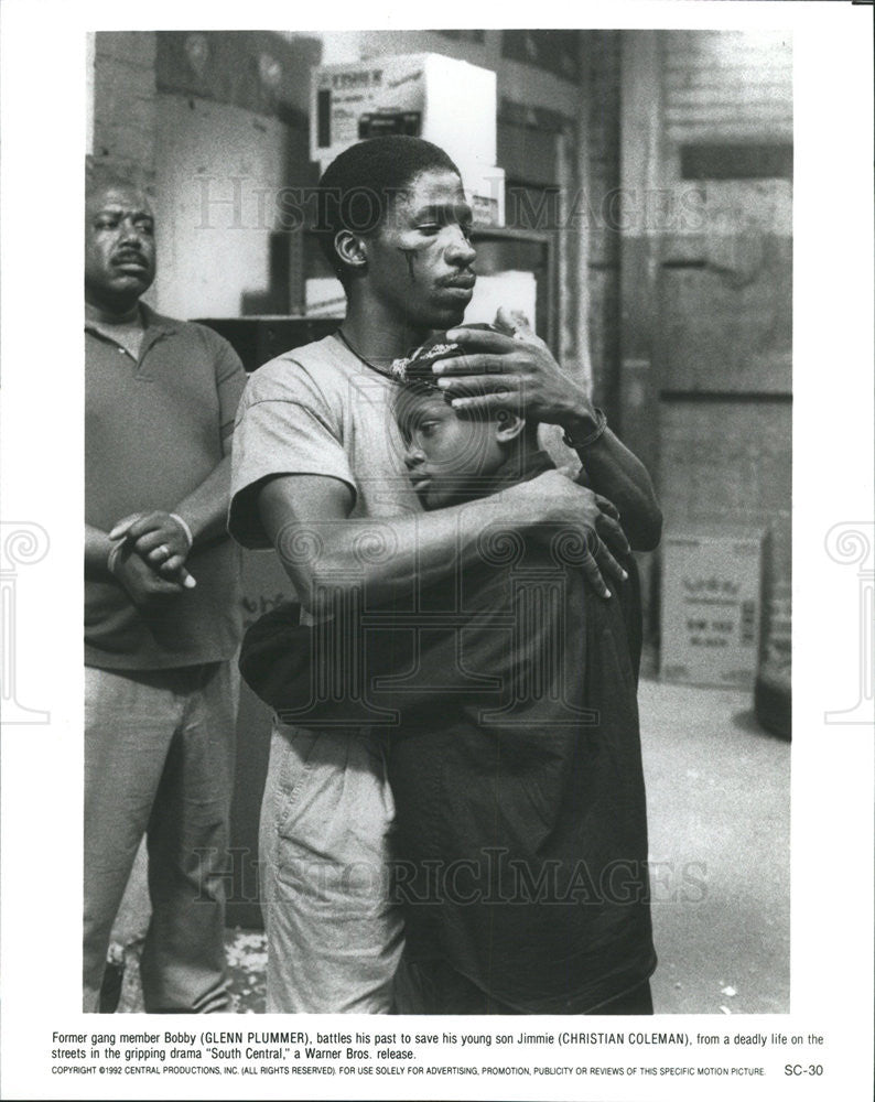 Glenn Plummer, Christian Coleman in South Central 1992 vintage promo ...