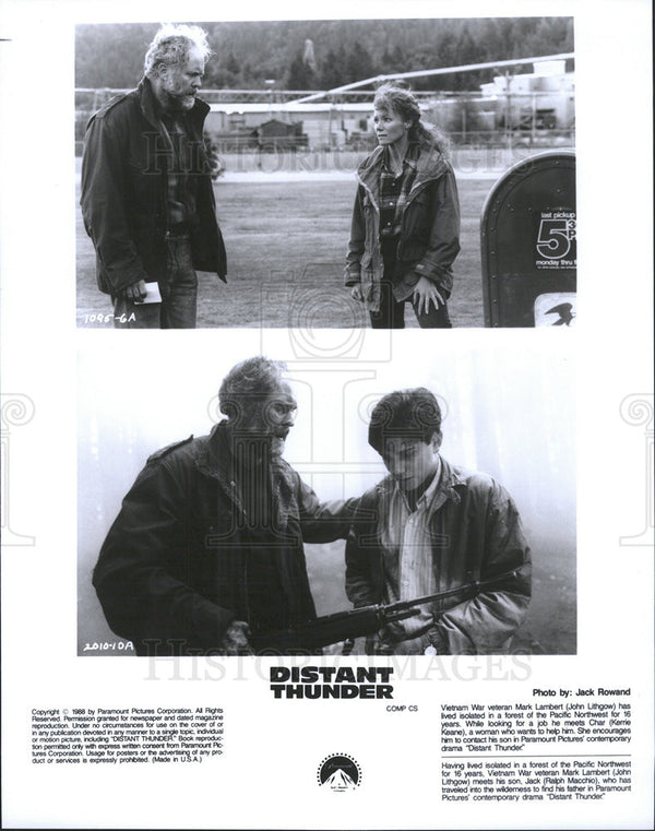 John Lithgow ralph Macchio Kerrie Keane Star In Distant Thunder 1988 vintage promo photo print ...