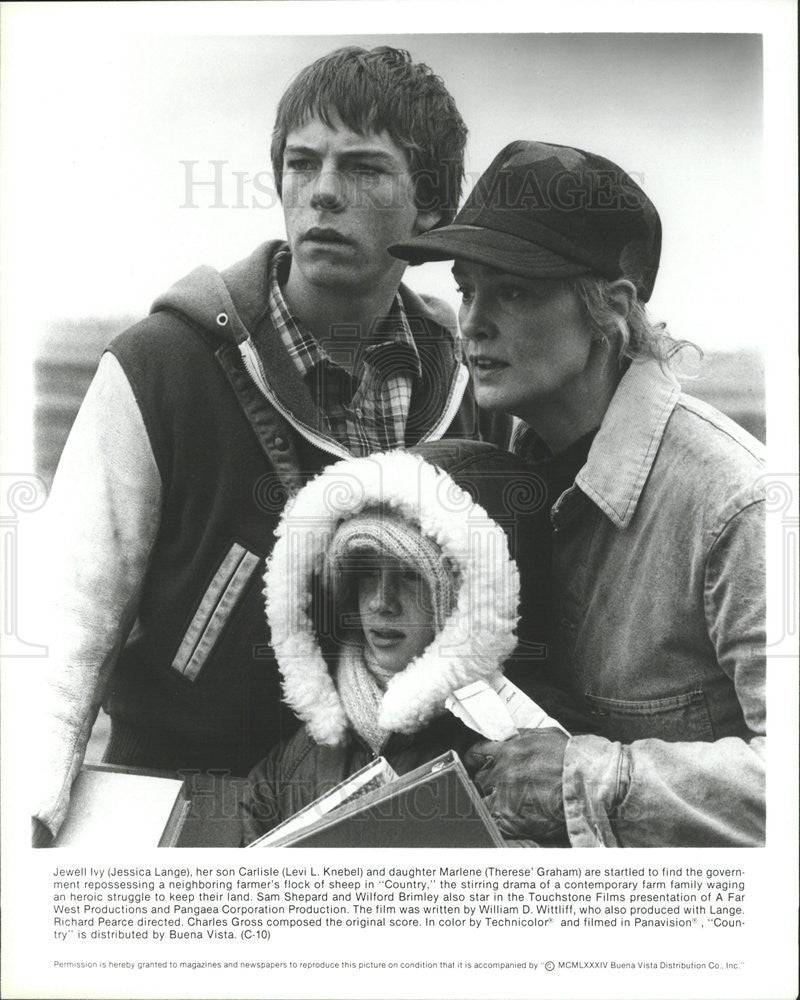 Country Jessica Lange Levi L. Knebel Therese' Graham 1984 vintage promo ...