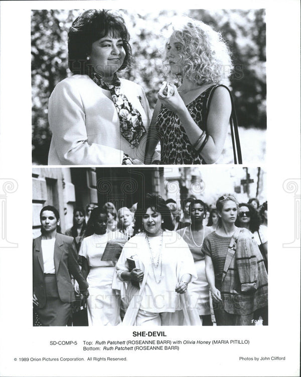 She-Devil Roseanne Barr Maria Pitillo 1989 vintage promo photo print ...