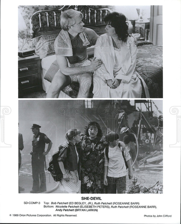 Ed Begley Junior Roseanne Barr Elisebeth Peters Bryan Larkin 1989 ...