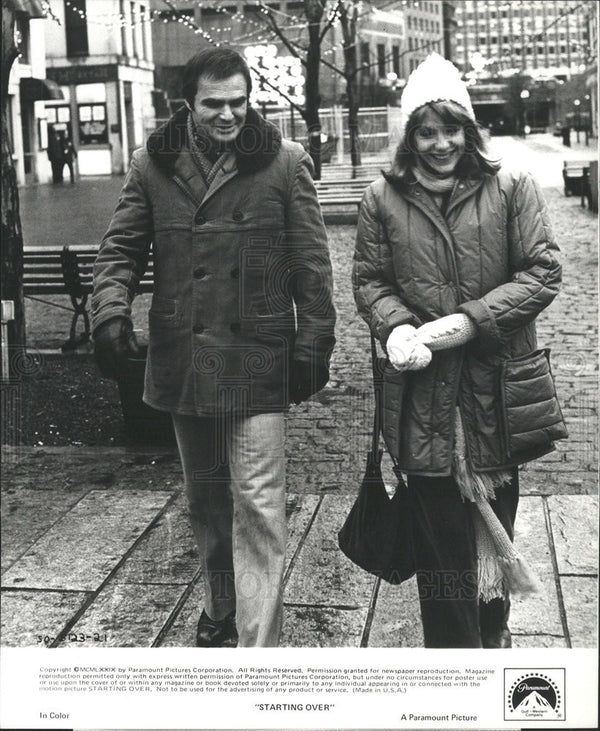 Burt Reynolds and Jill Clayburgh in Starting Over 1979 vintage promo ...