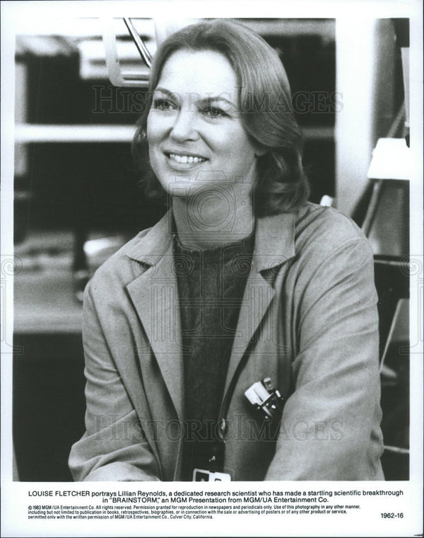 Brainstorm Louise Fletcher 1983 vintage promo photo print - Historic Images