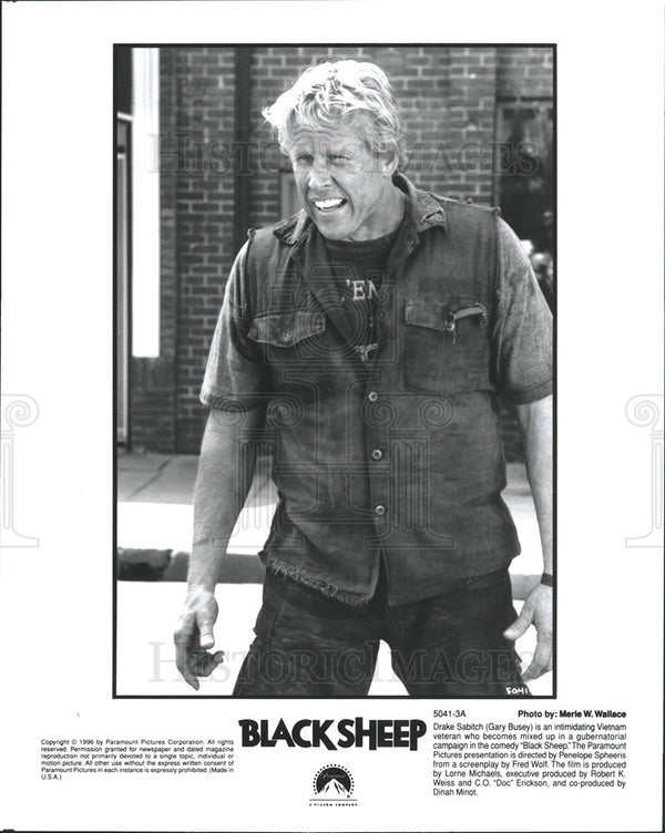 Gary Busey in Black Sheep 1996 vintage promo photo print - Historic Images