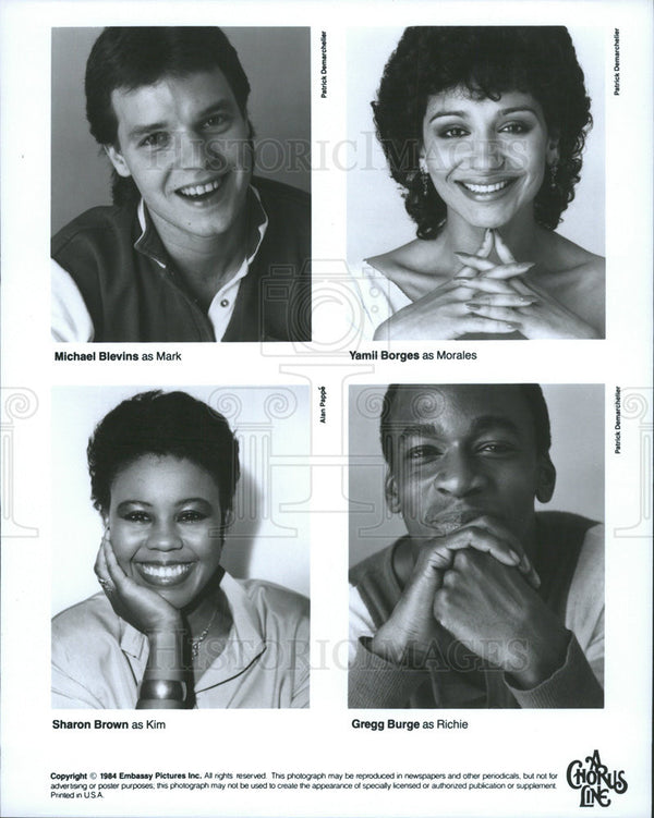 Michael Blevins, Yamil Borges, Sharon Brown, Gregg Burge 1984 vintage ...