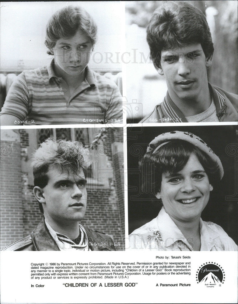 Children Of A Lesser God John Cleary, Frank Carter 1986 vintage promo ...