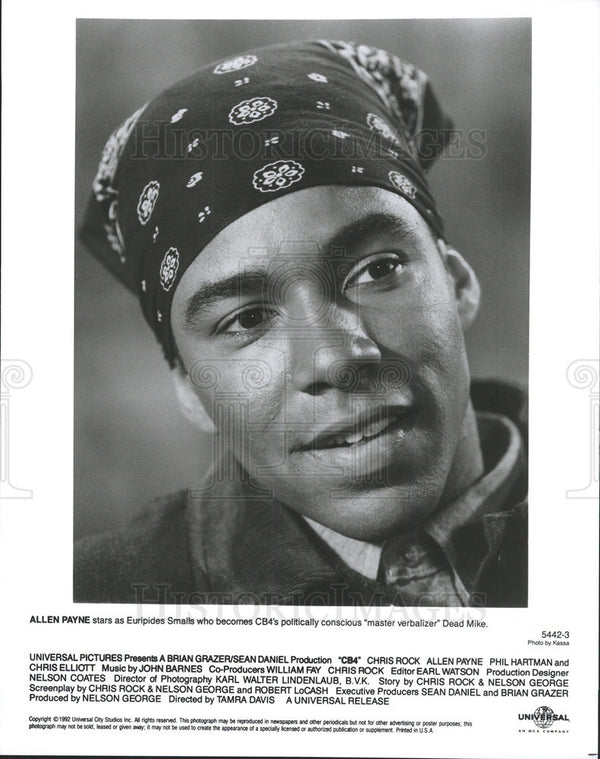 Allen Payne Actor CB4 1992 vintage promo photo print - Historic Images