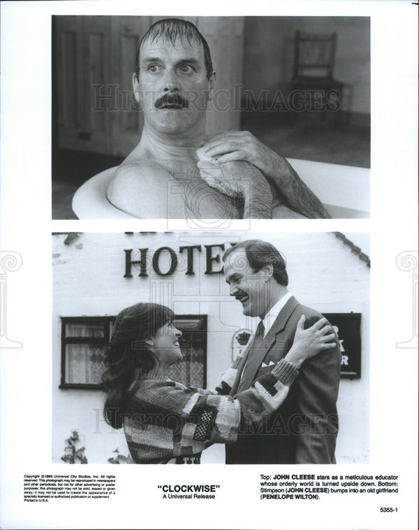 Clockwise John Cleese Penelope Wilton 1986 vintage promo photo print ...