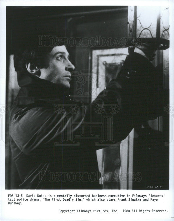 The First Deadly Sin David Dukes 1980 vintage promo photo print ...