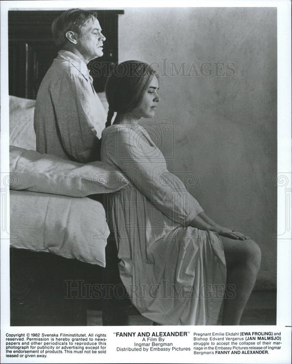 Ewa Froling Jan Malmsjo Fanny And Alexander 1982 vintage promo photo ...