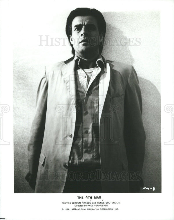Jeroen Krabbe Actor 4th Fourth Man Movie Film 1984 vintage promo photo ...