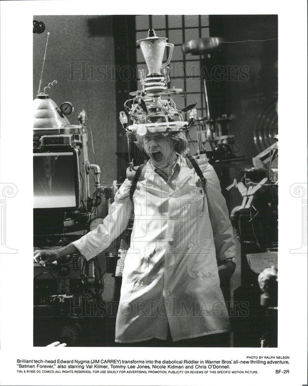 Batman Forever Film Jim Carrey Laboratory Testing Scene 1995 vintage ...