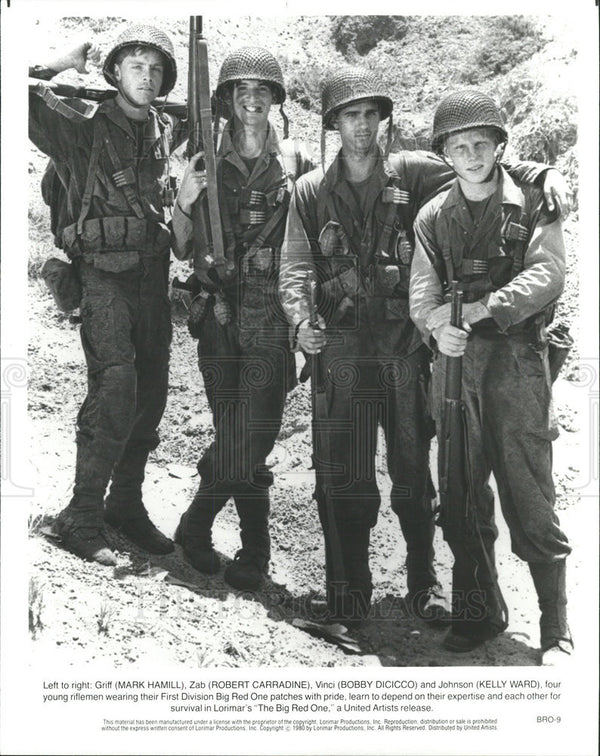 Mark Hamill, Robert Carradine Bobby Dicicco The Big Red One 1980 ...