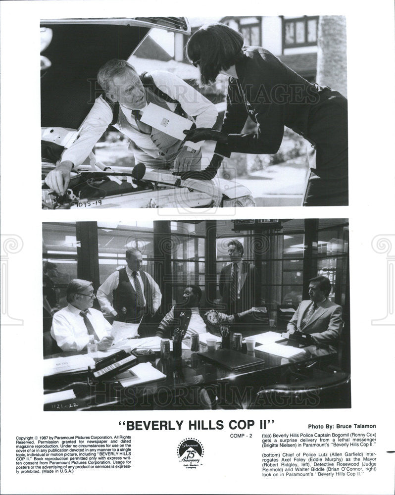 Ronny Cox, Brigitte Nielsen Beverly Hills Cop II 1987 vintage promo ...