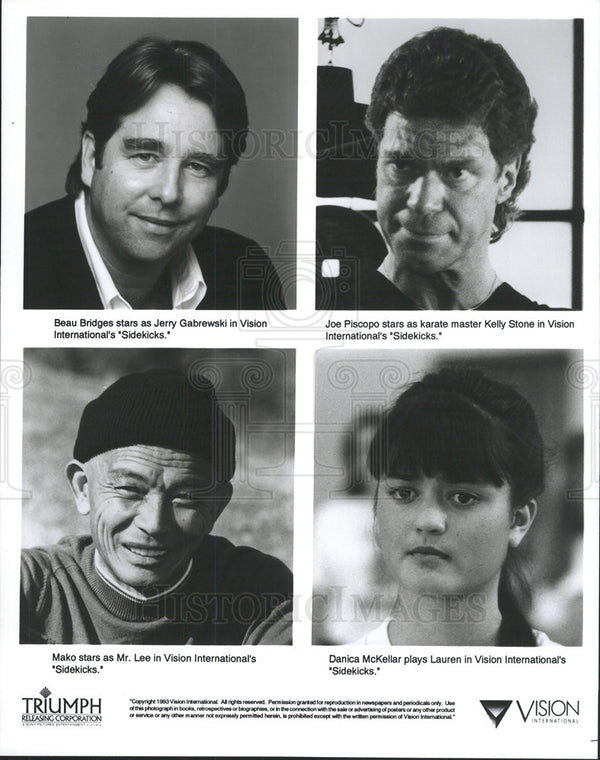 Sidekicks Film Actor Portraits Beau Bridges Danica McKellar 1983 ...