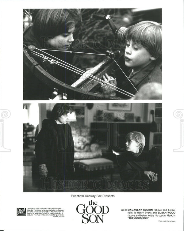 Macaulay Culkin & Elijah Wood Star In The Good Son 1993 vintage promo ...