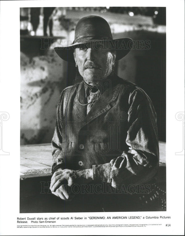 Film Geronimo:An American Legend Wes Studi 1993 vintage promo photo ...