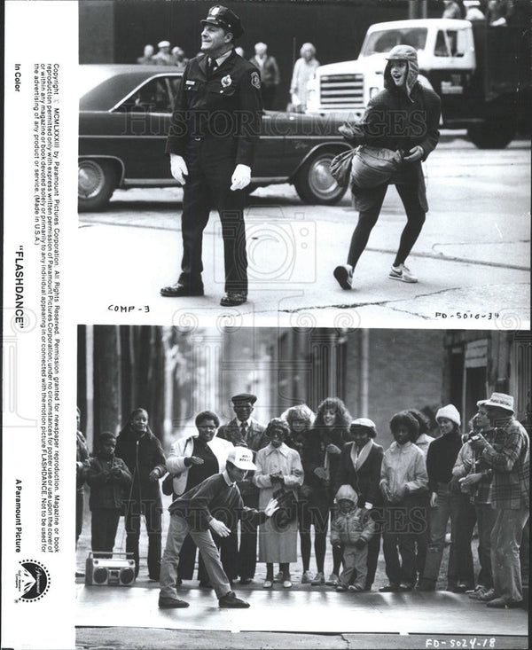 Jennifer Beals Actress Michael Nouri Actor Flashdance Scenes 1983 ...