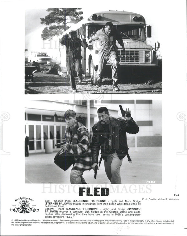 Laurence Fishburne Actor Michael Baldwin Fled Film Movie 1996 vintage ...