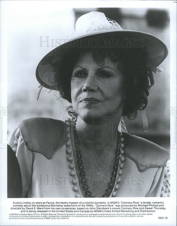 Audra Lindley Actress Fauna Cannery Row Comedy Romance 1982 vintage ...