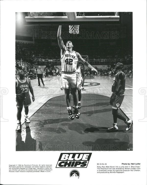 Matt Nover Stars In Blue Chips 1994 vintage promo photo print ...