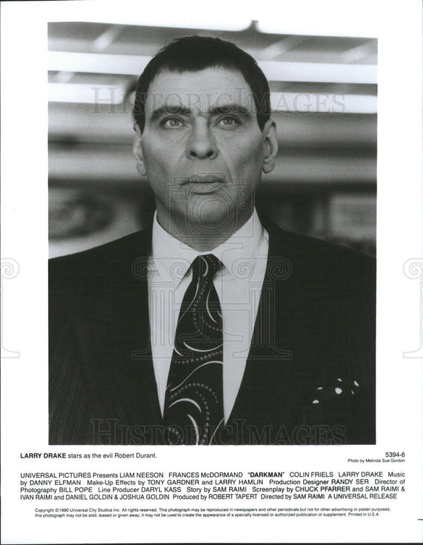 1990 Press Photo Larry Drake Actor Darkman - Historic Images