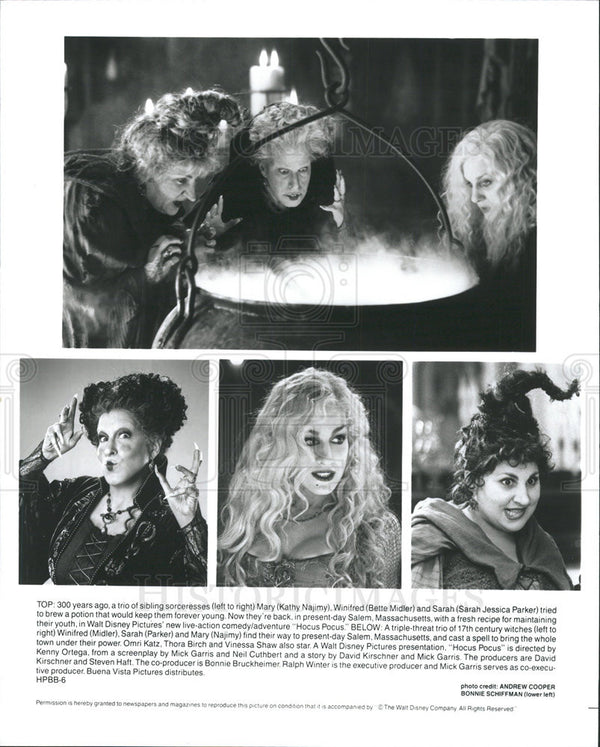 1993 Press Photo Scenes from "Hocus Pocus" - Historic Images