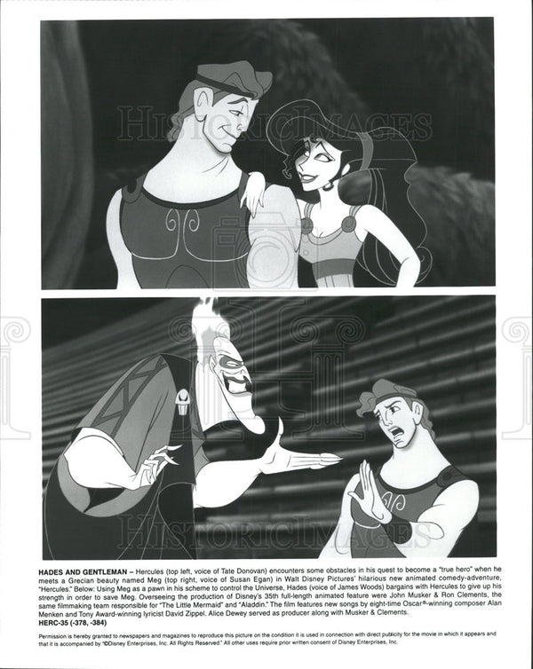 1997 Press Photo "Hercules" (Animated Cartoon) - Historic Images