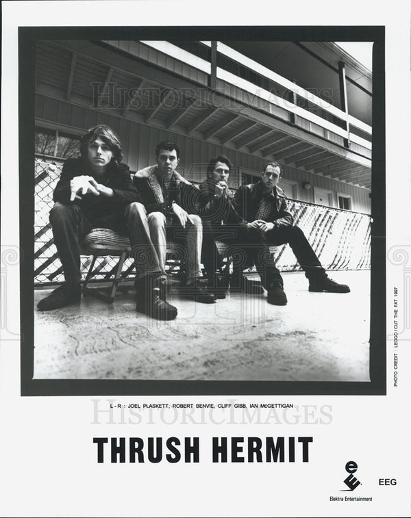 1997 Press Photo Musical Group Thrush Hermit Joel Plaskett Robert Benv ...