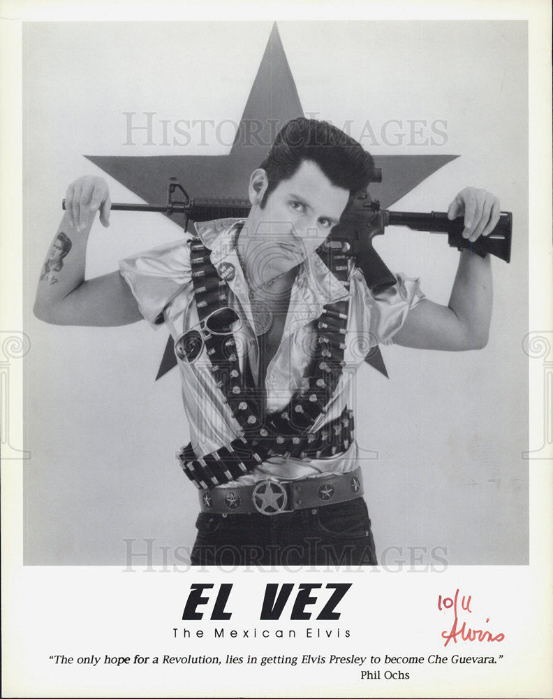 Press Photo El Vez the Mexican Elvis - Historic Images