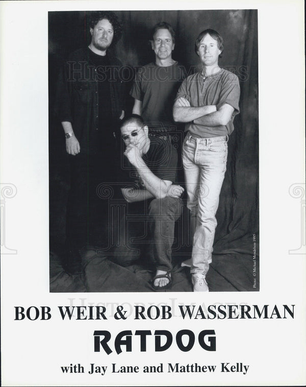 Press Photo Musical group Ratdog featuring Bob Weir, Rob Wasserman, Ja ...