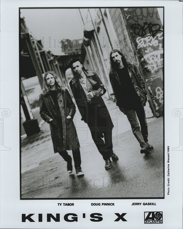 Press Photo King's X-- Ty Tabor, Doug Pinnick, Jerry Gaskill - Historic ...