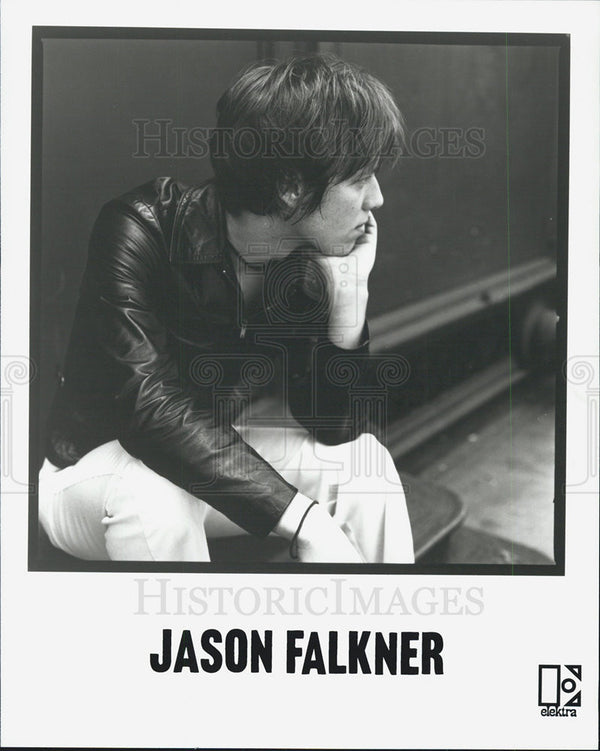 Press Photo Elektra Recording Artist Jason Falkner - Historic Images