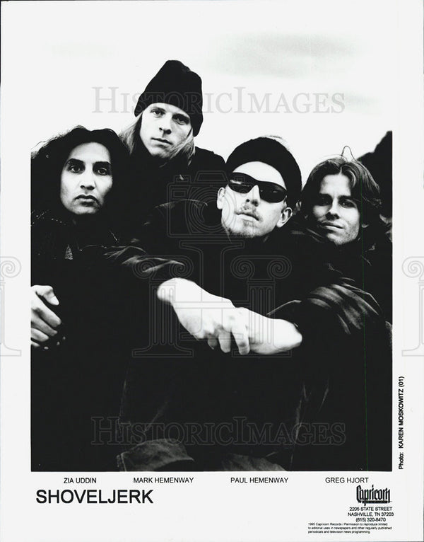 Press Photo Zia Uddin, Mark Hemenway, Paul Hemenway, Greg Hjort, "Shov ...