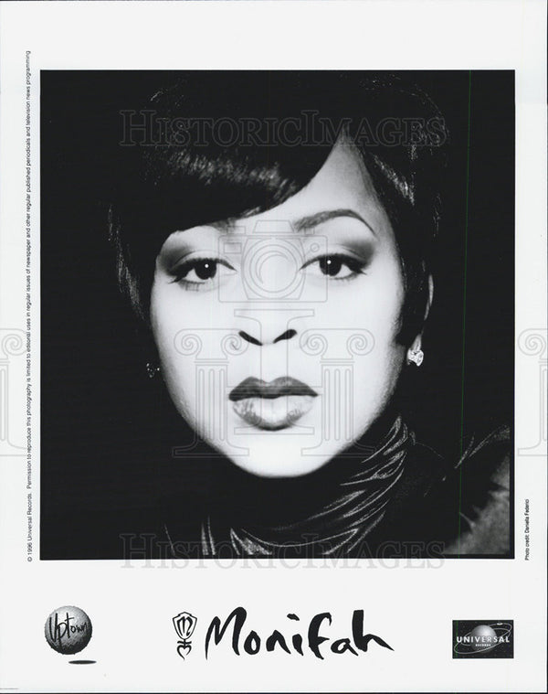 1996 Press Photo Monifah singer - Historic Images