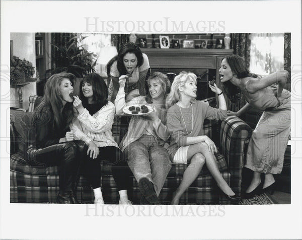 Press Photo Angie Everhart, M. Kentz, Stacey Williams, C. Kristensen ...
