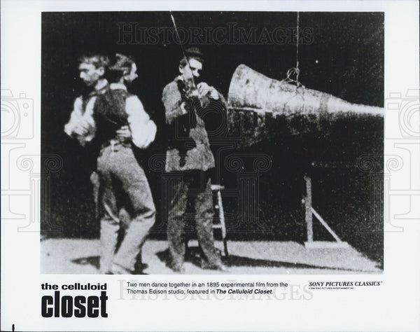 1996 Press Photo Experimental Film Thomas Edison Studio Celluloid Clos ...