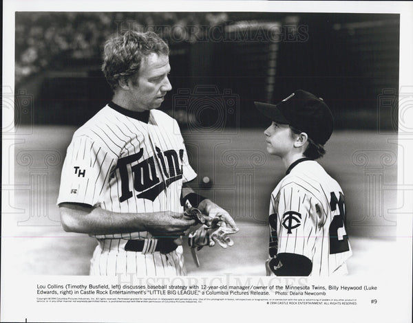 1994 Press Photo Actor Timothy Busfield and 12yo Luke Edwards Little B ...
