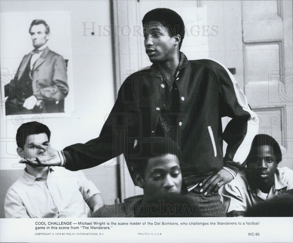 1979 Press Photo Michael Wright Actor Wanderers Movie Scene Film ...