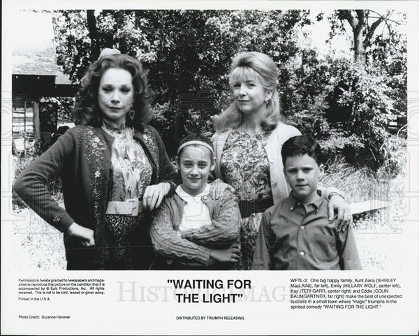 Press Photo Shirley MacLaine Hillary Wolf Teri Garr Colin Baumgartner ...