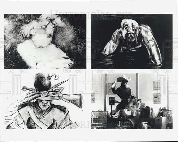 Press Photo Wendy Tilby's animated film, Strings. - Historic Images