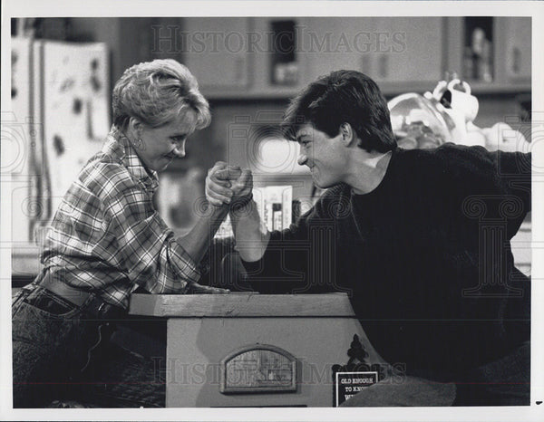 1988 Press Photo Sandy Hogan Duncan David Jason Bateman Valerie's Fami ...
