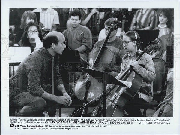 1988 Press Photo Head Of The Class Series Thom Sharp Tannis Vallely ...