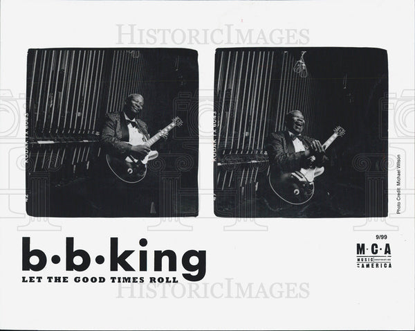 1999 Press Photo B. B. King "Let the Good Times Roll" - Historic Images