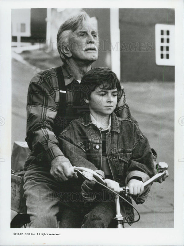 1992 Press Photo Kirk Douglas The Secret CBS Jesse Tendler - Historic ...
